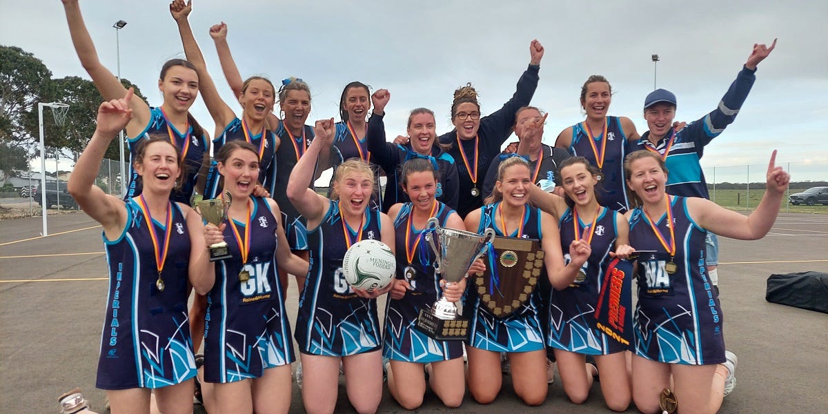 Imperials win their seventh straight River Murray netball premiership