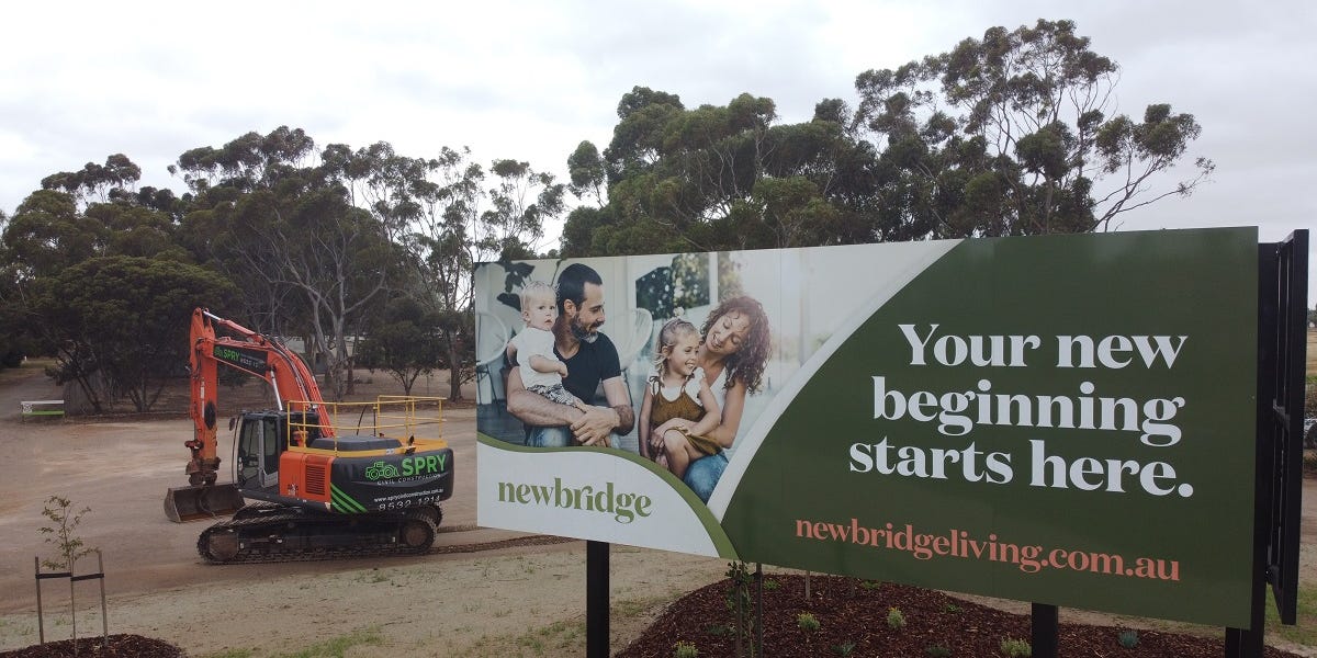 Construction is about to start at the Newbridge housing development