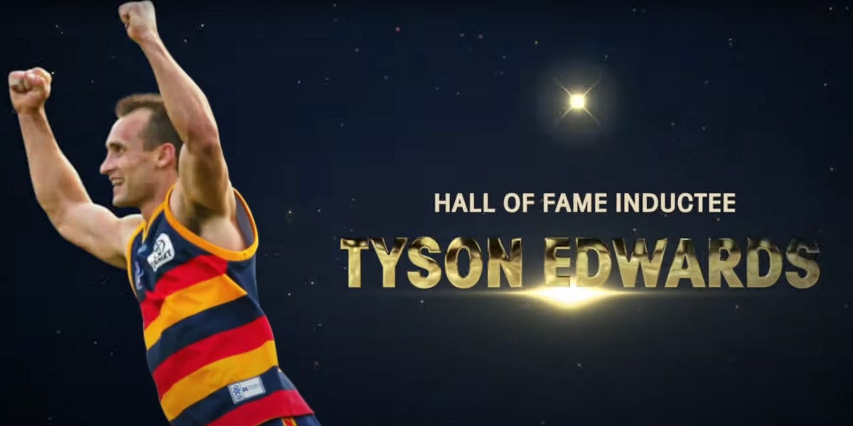 Sports reports: Tyson Edwards inducted into Crows' hall of fame