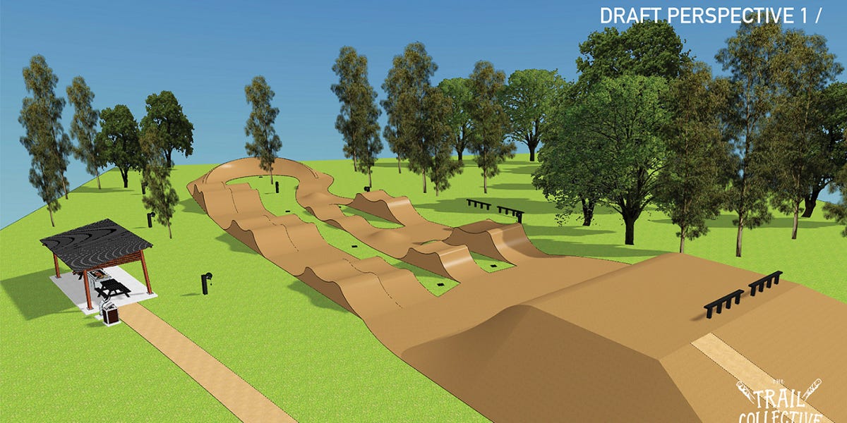 What do you think of this concept design for a bike track at Sturt Reserve?