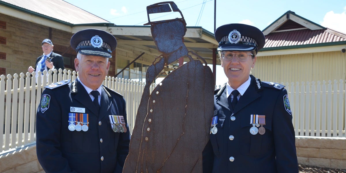 SAPOL’s top brass honour fallen police officer at Tailem Bend