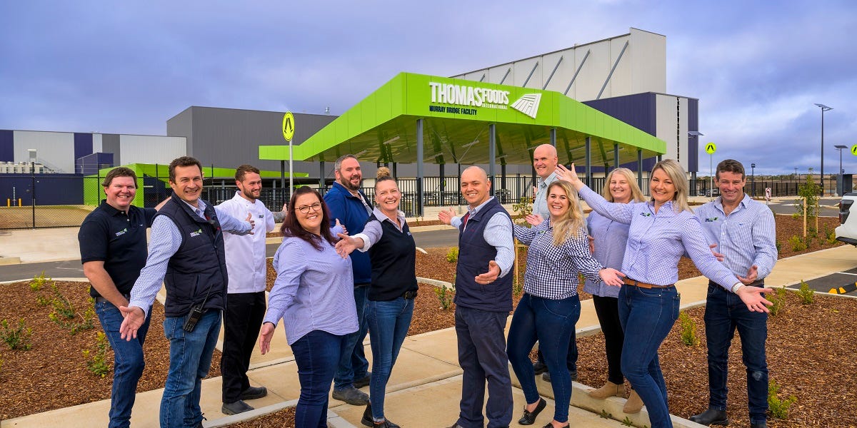 Thomas Foods International’s new Murray Bridge abattoir is finished
